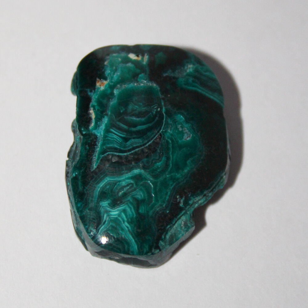 Коллекционный кабошон тагилит, 23х17х3 мм, Урал, «True Stones»