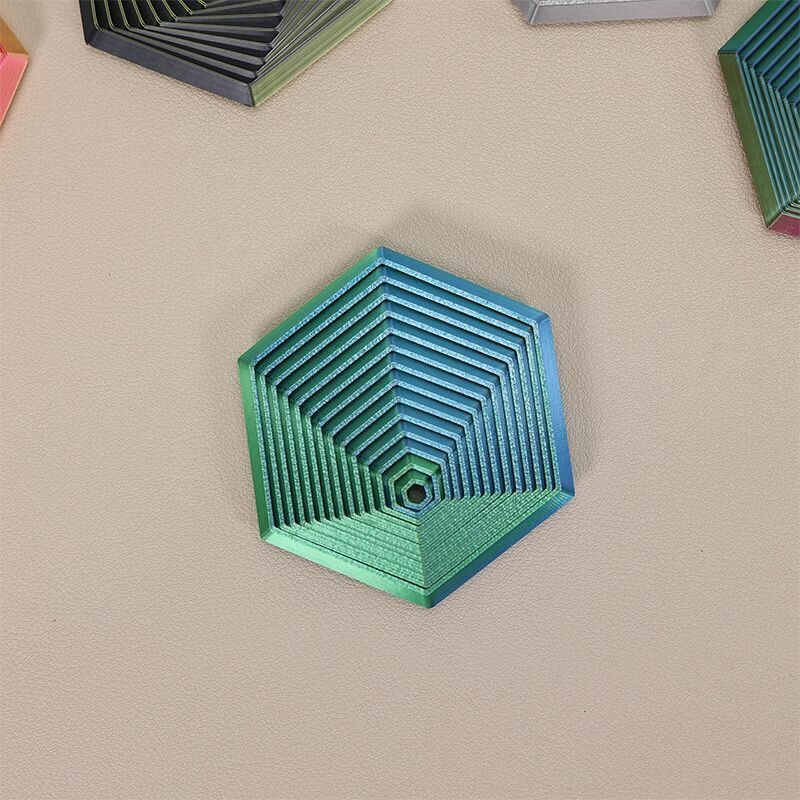 Фрактальный непоседа-шестиугольник детская развивающая игрушка, напечатанная на 3D-принтере