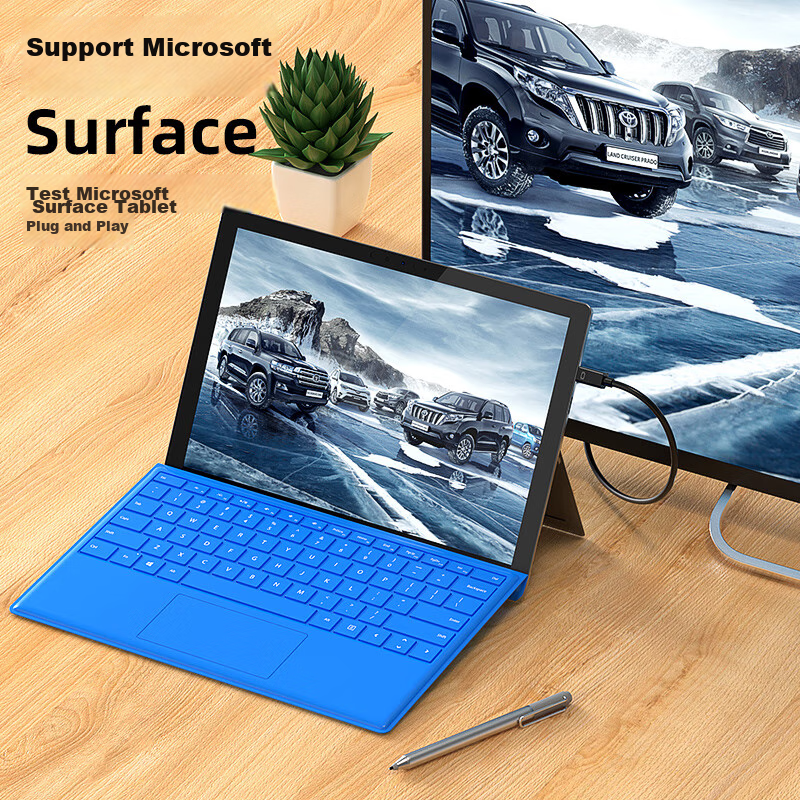 Biaze Mini DP to HDMI Converter Cable, 1.8 Meters Adapter, Surface, Apple Mac, Lishidai Graphics Card, Mini DP Thunderbolt Interface, Computer to Projector Extension, Black