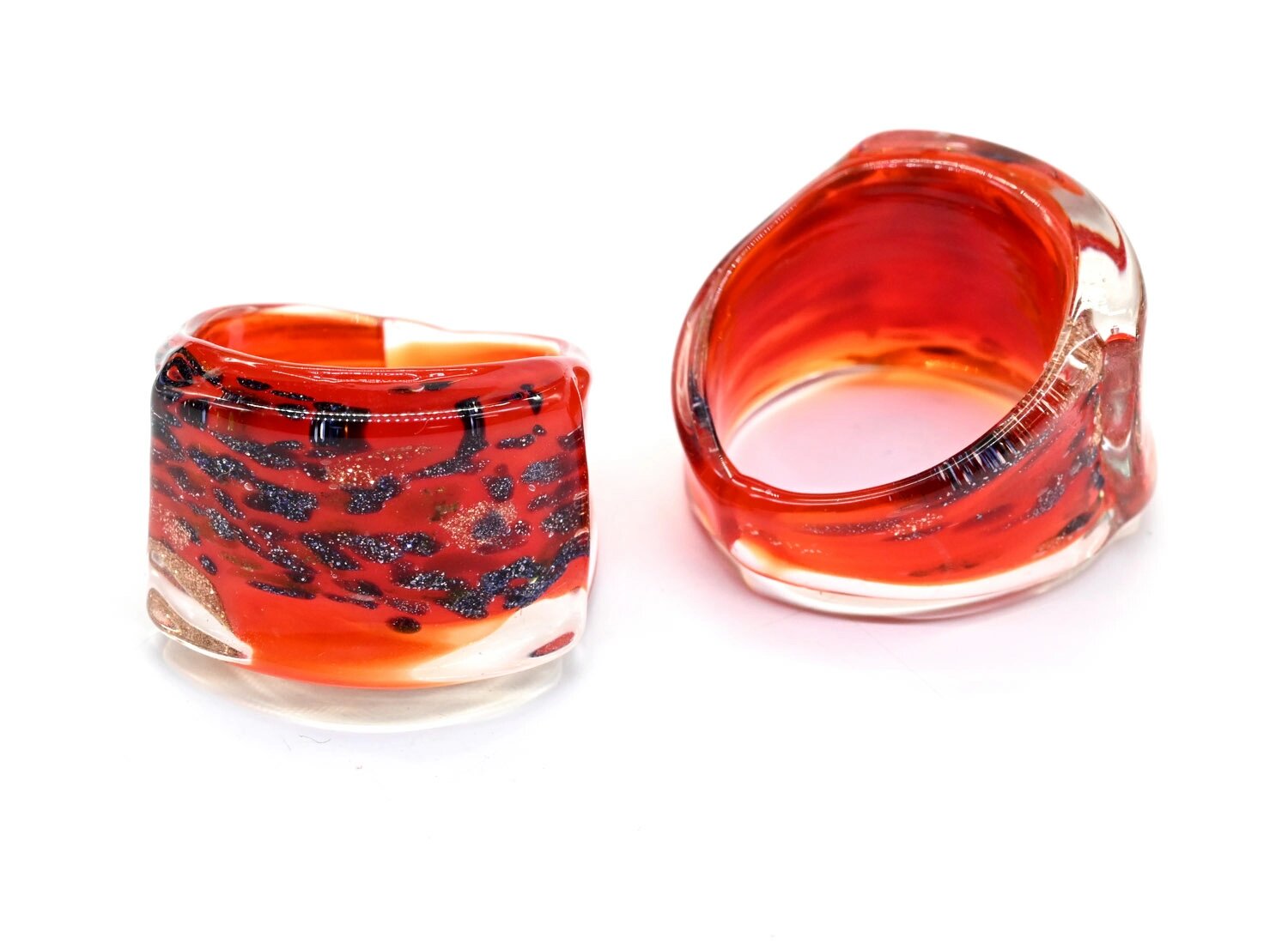 Кольцо, муранское стекло