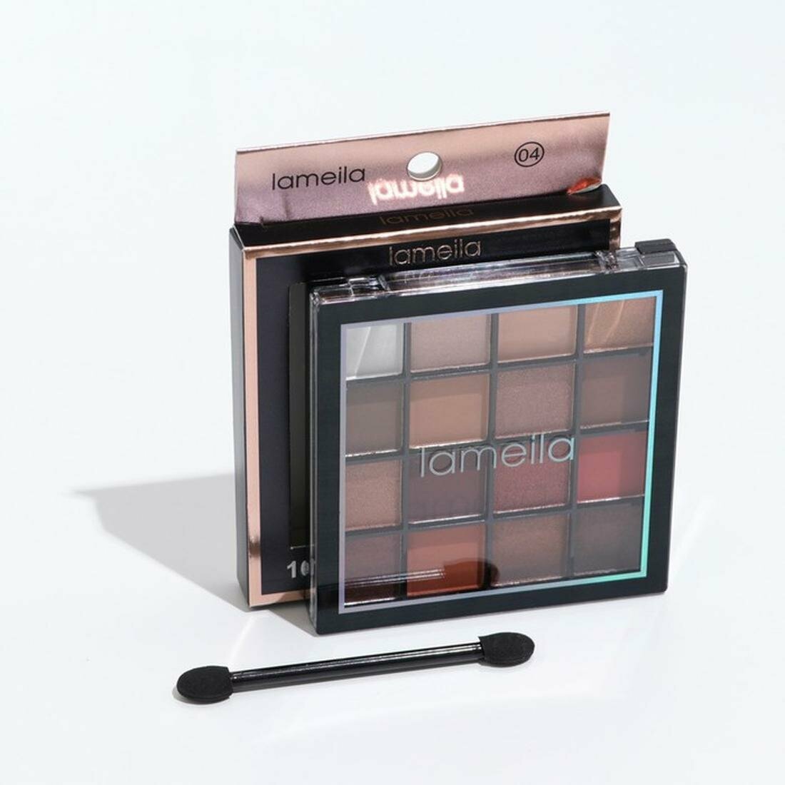 Палетка теней для век LAMEILA, 16 цветов, прессованные, с аппликатором