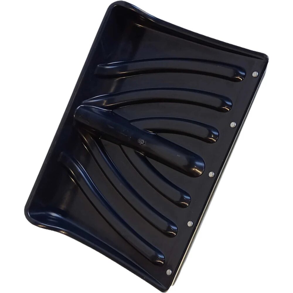 Пластиковая лопата ООО Агростройлидер крепыш 460x335 мм с оцинкованной планкой на заклепках без черенка СНЕГ-01.22