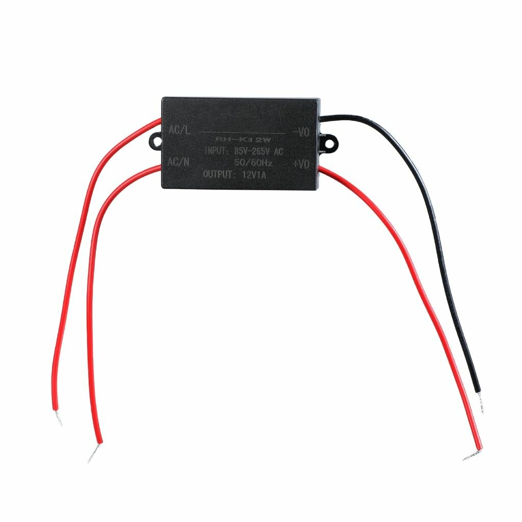 Адаптер питания AC85V 265V к DC12W черный-12V1A