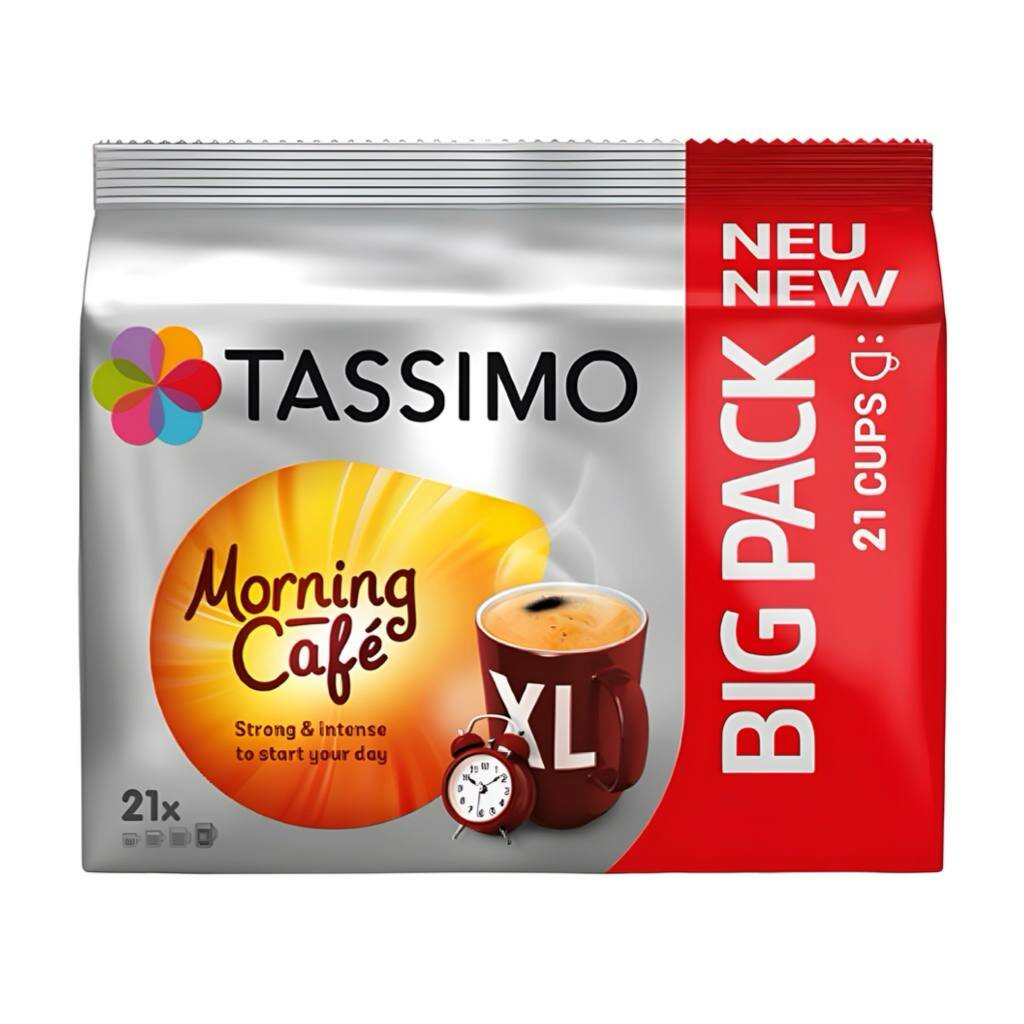 Кофе в капсулах Tassimo Morning cafe strong & intenso XL, 21 порций
