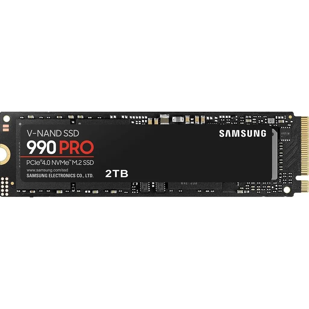 SSD накопитель Samsung 990 Pro MZ-V9P2T0BW 2ТБ, M.2 2280, PCIe 4.0 x4, NVMe, M.2
