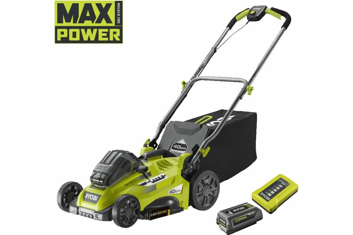Бесщеточная газонокосилка Ryobi MAX POWER 36В RLM36x41H50G 5133005462