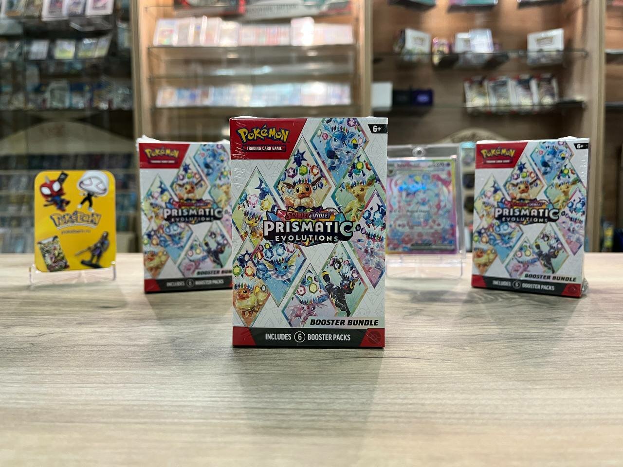 Pokemon: Prismatic Evolutions Booster Bundle (6 бустеров) — фото 1