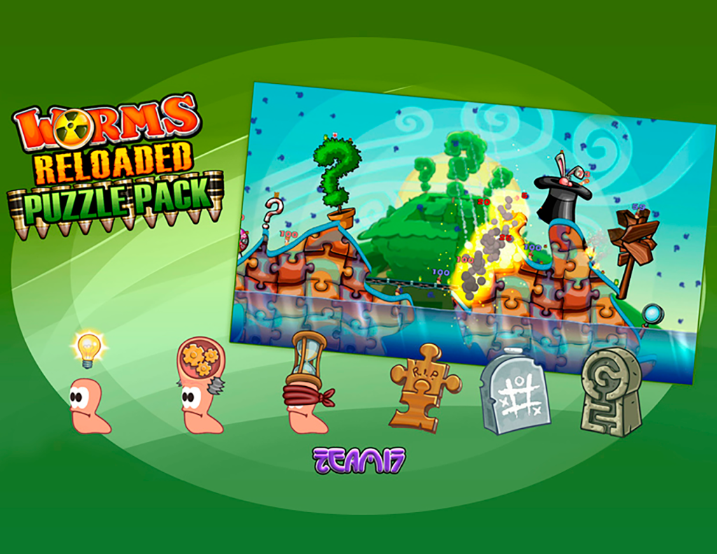 Worms Reloaded - Puzzle Pack, Team 17 Software, цифровая версия, Steam (Для платформы PC)