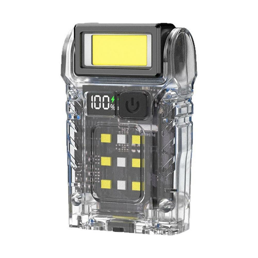 Новый мультифункциональный LED-фонарик на капюшон: сильный яркий свет, портативный, с зарядкой, долгое время работы, COB-освещение для кемпинг