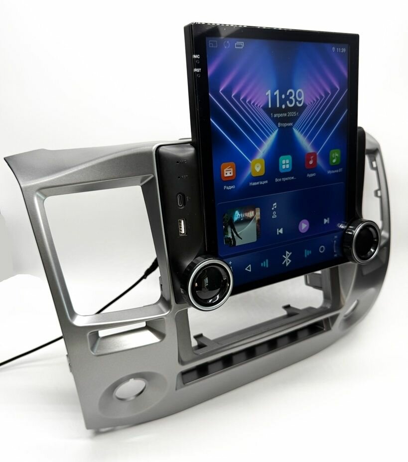 Большая магнитола Tesla Drive One 4/64 с крутилками Газель Бизнес 2010-2020