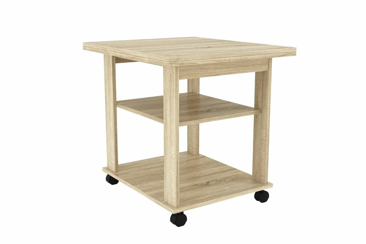 Стол журнальный Сильва НМ 011.67 Консул-2-01 Дуб Сонома Размеры: Высота 650мм Глубина 600мм Ширина 700мм