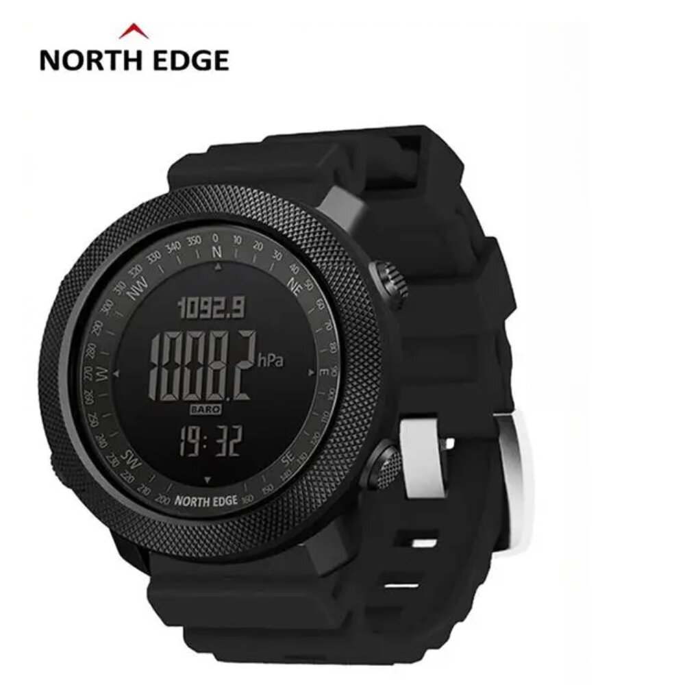 NORTH EDGE APACHE Digital Watch Бег Плавание Спортивные Часы На Открытом Воздухе Альтиметр Барометр Компас WR50M