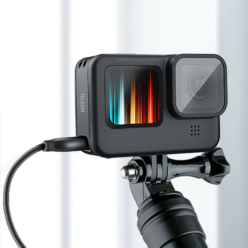 TELESIN Compatible with GoPro 13 Side Cover, GoPro 12 Battery Protection Cover, HERO11 10 9 Side Protection Cover, Charging Side Battery Cover, Side Shooting And Charging