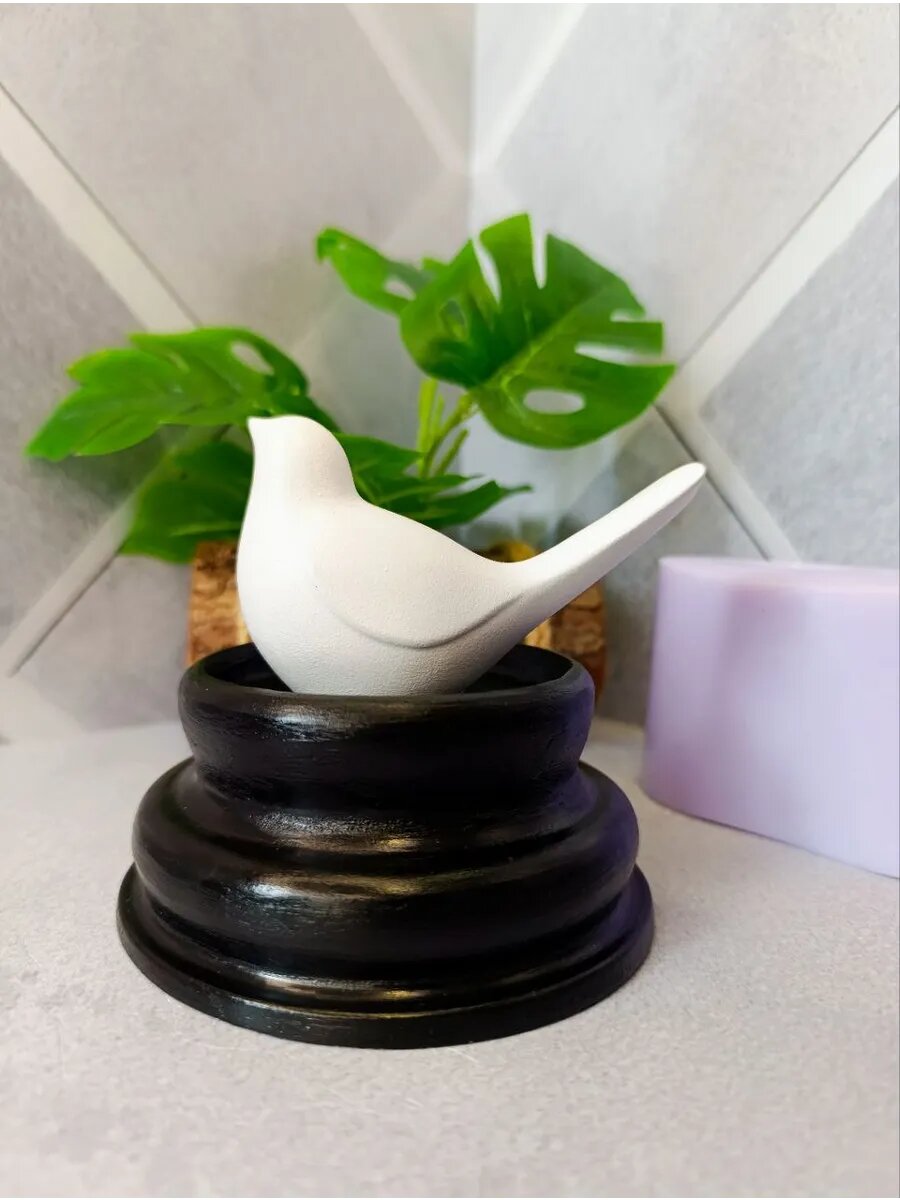 Молд силиконовый "Птичка". Высота готового изделия 5,5 см. "Т-молд".