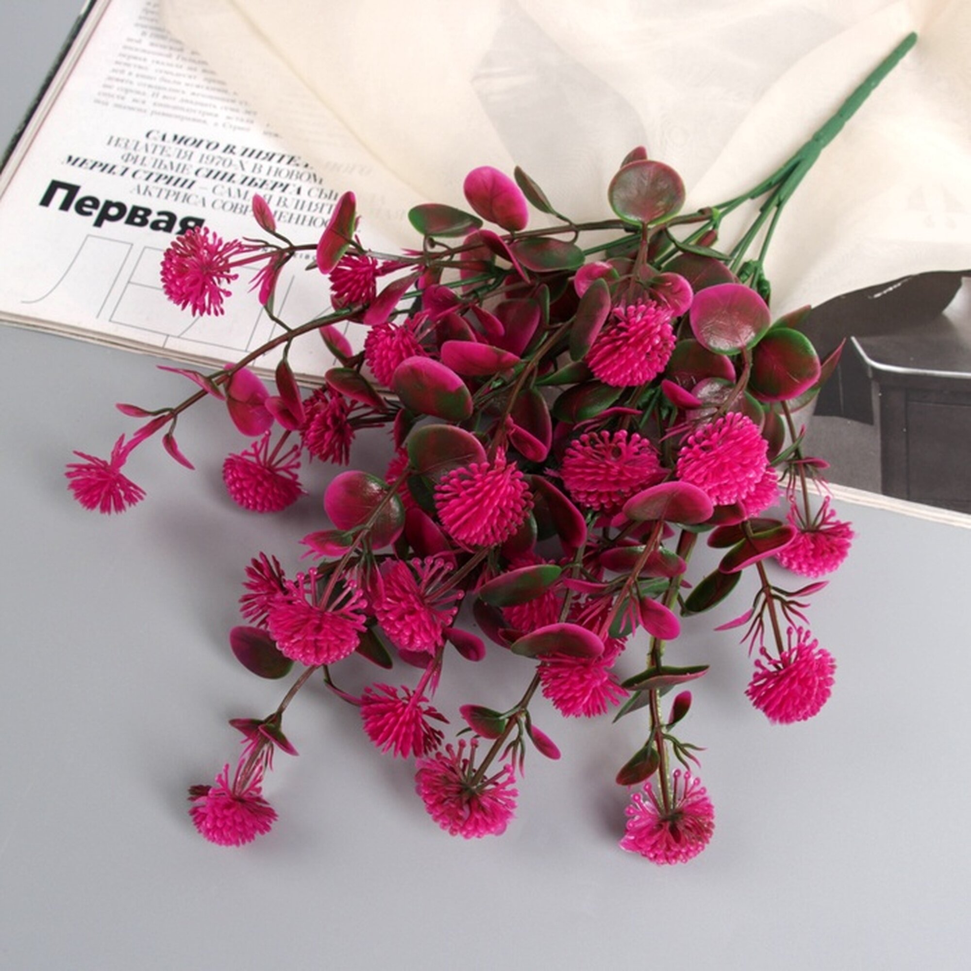 Букет Сима-ленд «Одуванчик Галант», искусственный, пластик, высота 30 см