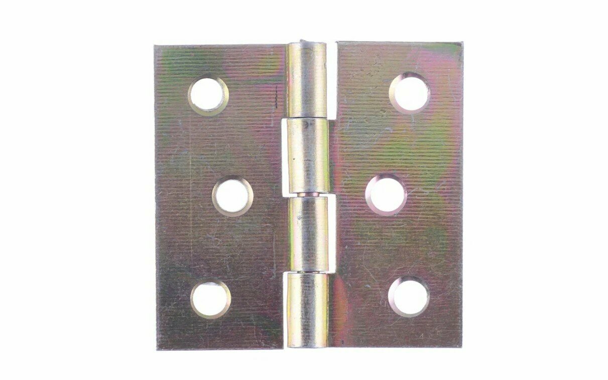 Петля 8014 карточная универсальная неразъемная 40х40 мм, стальная