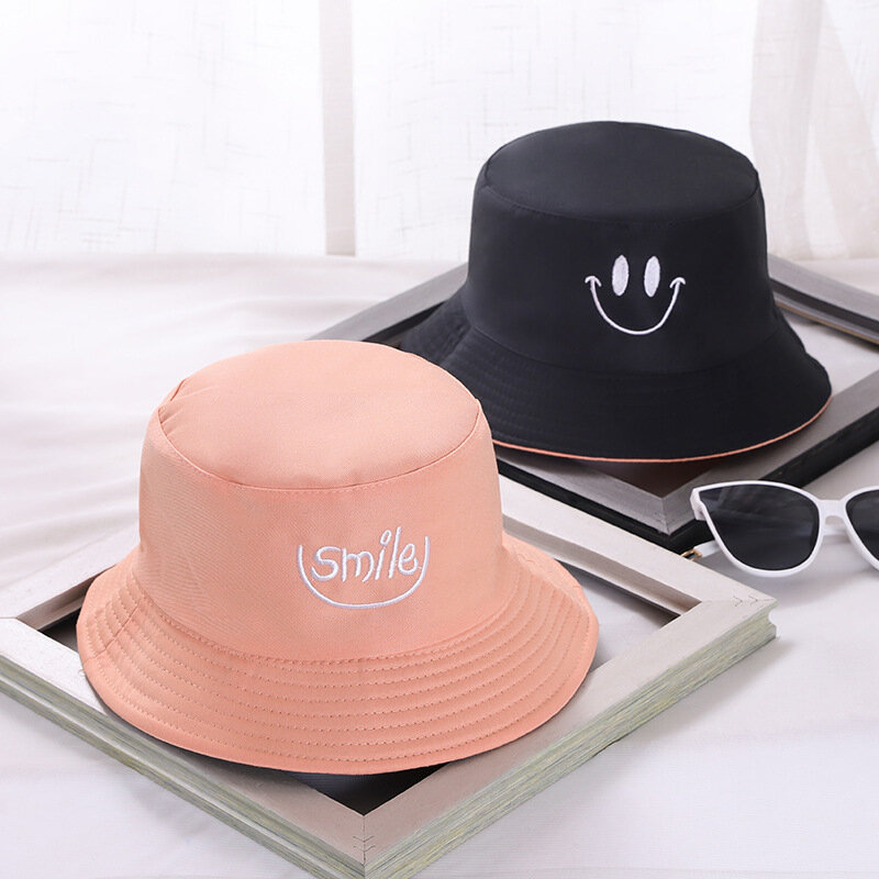 Женская летняя корейская версия, модная студенческая рыбацкая шляпа, универсальная шляпа от солнца, японская шляпа для бассейна со знаменитостями в Интернете, мужская двусторонняя солнцезащитная шляпа