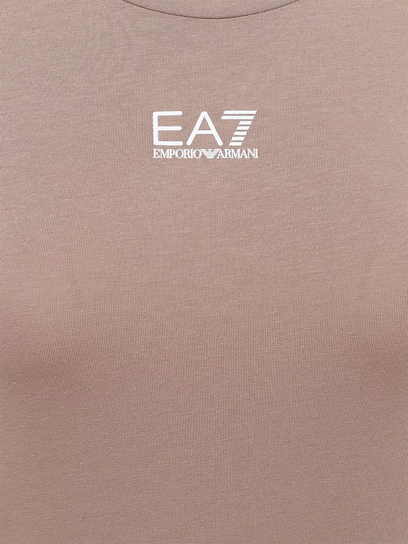 Футболка EA7 EMPORIO ARMANI, размер M, бежевый — фото 1