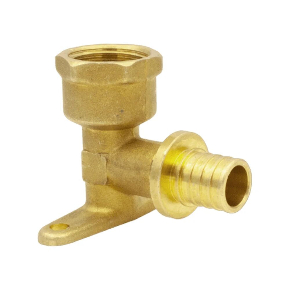 AQUALINK Уголок аксиальный с настенным креплением (водорозетка) 16 мм х ?" вн 01027