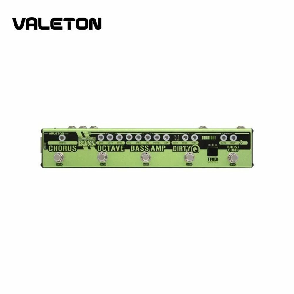 Valeton Dapper Bass Оборудование для выступлений на сцене с предусилителем DI Педаль мультиэффектов