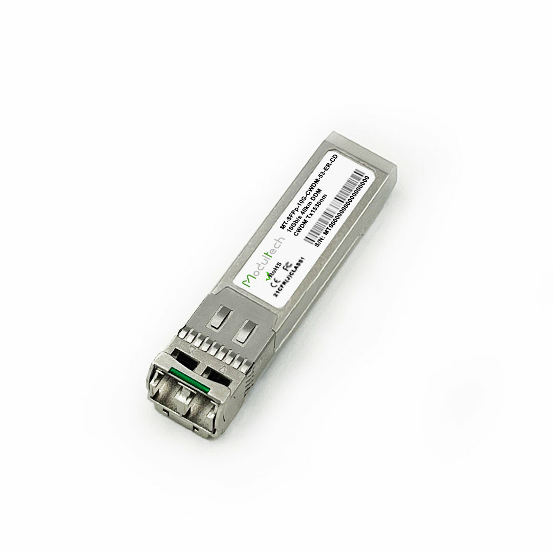 Модуль SFP+ CWDM 10 Гбит/с, 40 км, 1530 нм, SMF, LC
