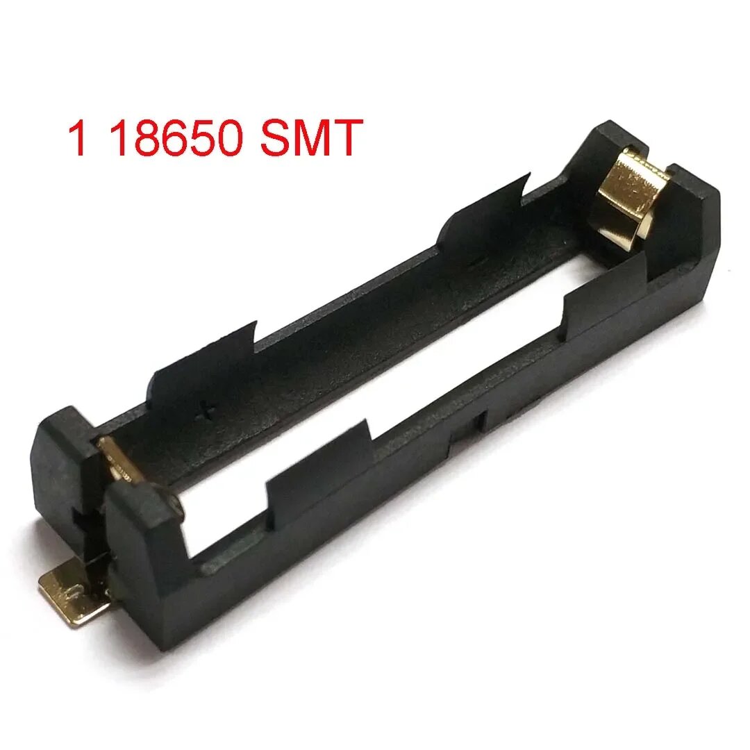 Держатель 18650 SMT, черный