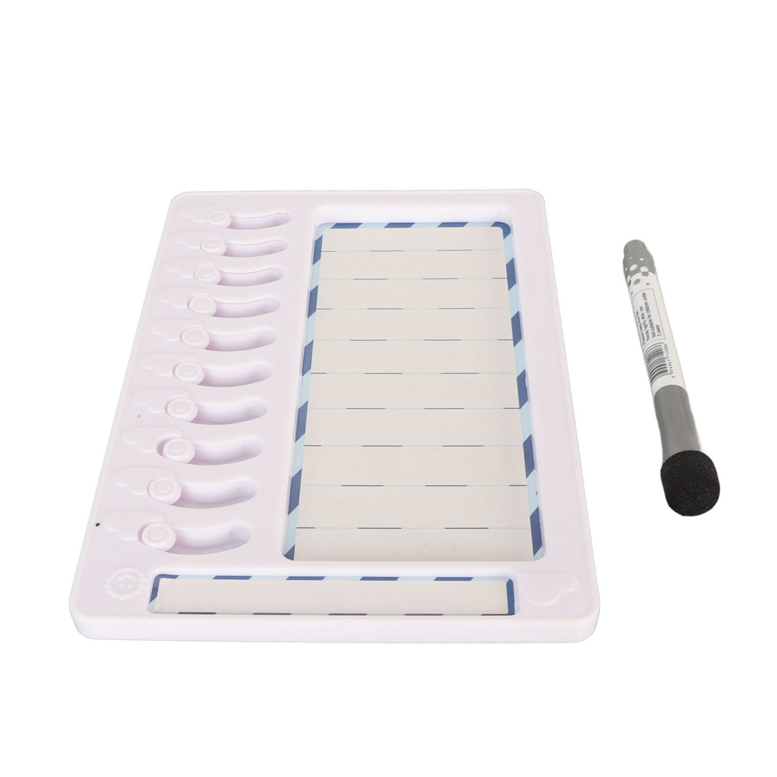 Детский график ежедневных дел Многоразовая магнитная доска для сухого стирания, многофункциональная и простая в использовании для ежедневных дел и списка дел