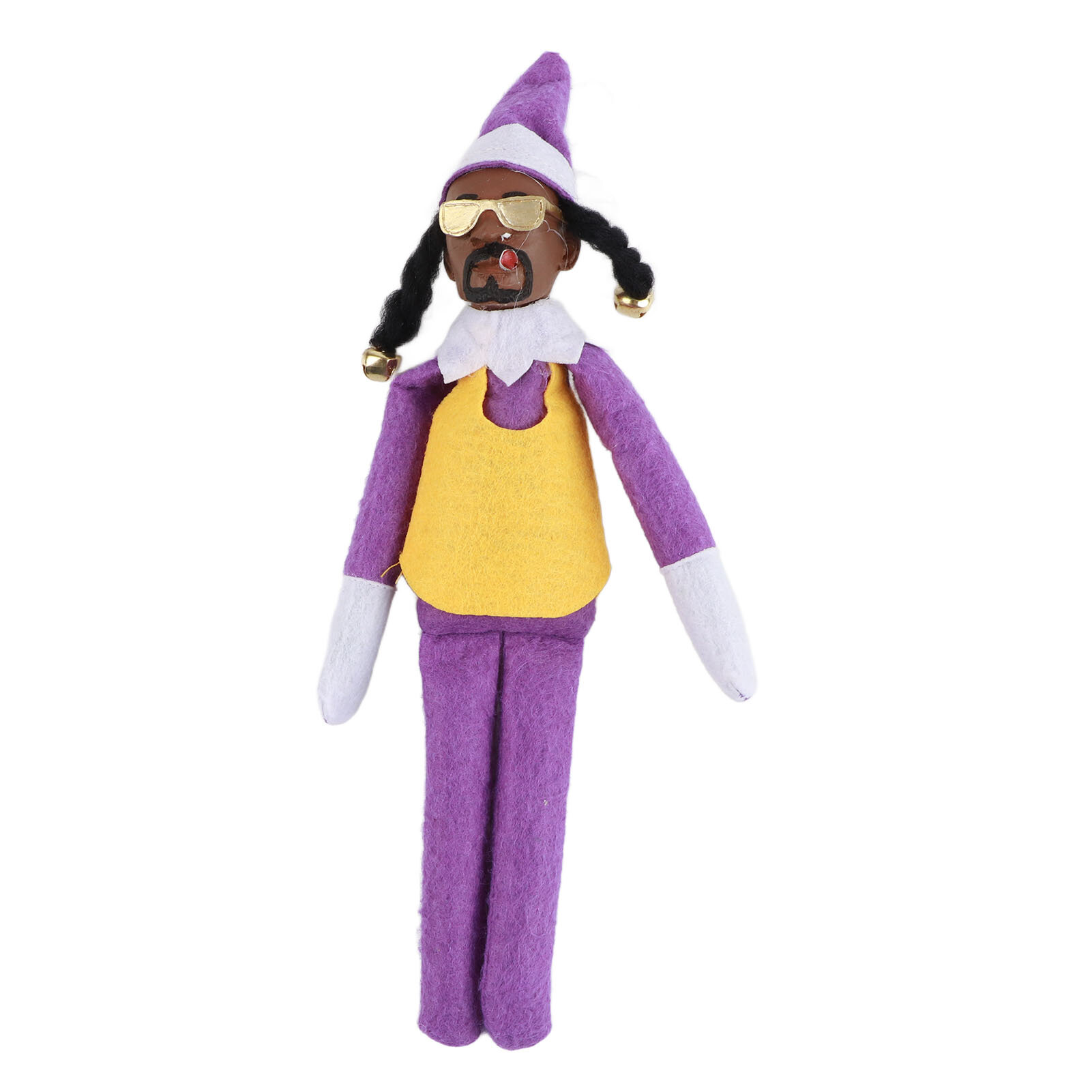 10 дюймов рождественские эльф -кукол смоля плюшевые игрушки рождественские украшения для домашнего фестиваля украшения фиолетового типа C