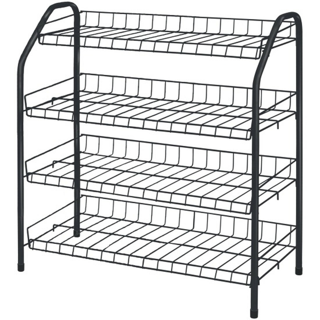 Этажерка для обуви Nika ЭТ1 НИКА, сталь, пластик, 4 полки