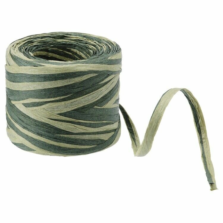 Шнур декоративный винтер 2021 икеа (VINTER 2021 IKEA), 50 м, бумажный шнур, зеленый