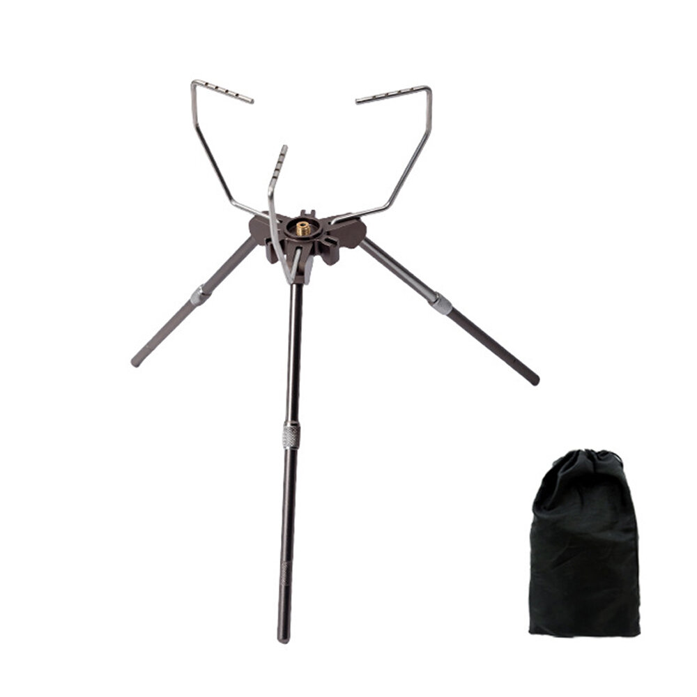 Кронштейн Для Газового Баллона: Алюминиевый Сплав 388г - Компактное Хранение В Сумке 163x130x32мм Кронштейн Для Плиты - Регулируемая Конструкция До 20кг Портативная Подставка Для Печи For Кемпинг И Пикник На Открытом Воздухе