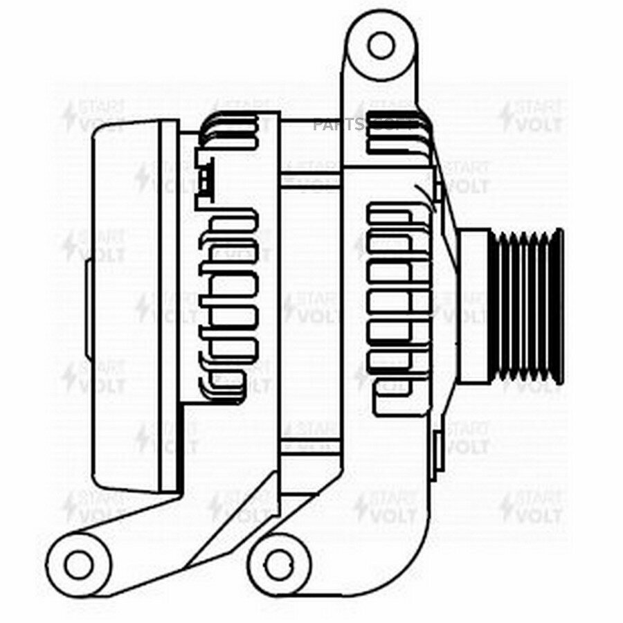 Генератор FORD FOCUS II (05-)/C-MAX (07-) 1.8I/2.0I 5MT 120А от официального дистрибьютора, STARTVOLT, артикул LG1005