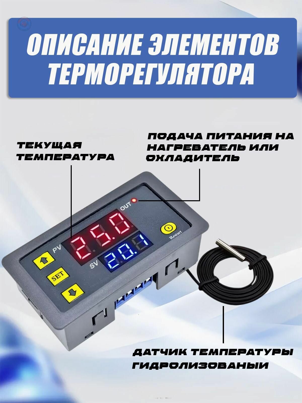 Умный терморегулятор для теплого пола и бытовых обогревателей, программируемый термостат с выносным датчиком, точный контроль температуры, энергосбережение и комфорт в доме