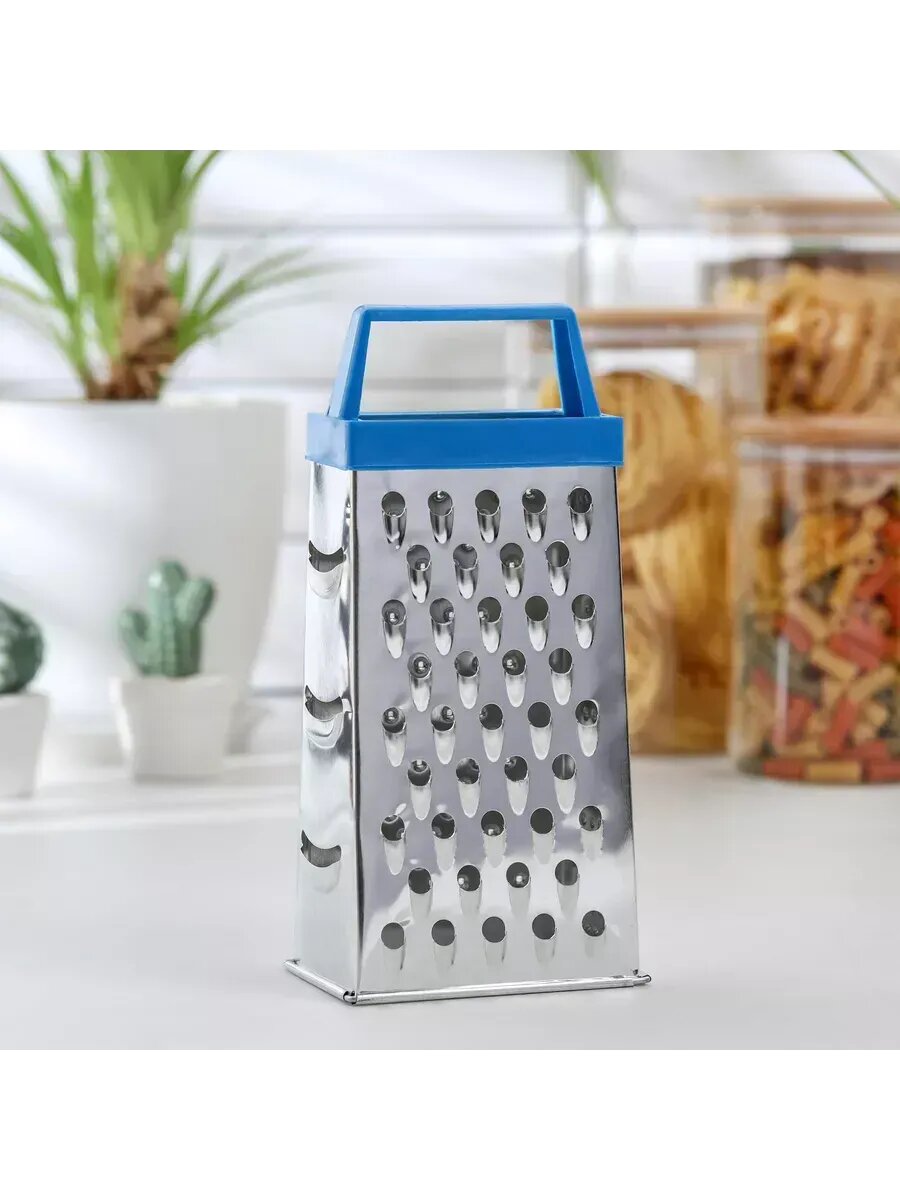 Тёрка четырёхгранная Доляна «Классика», 22 см, цвет микс