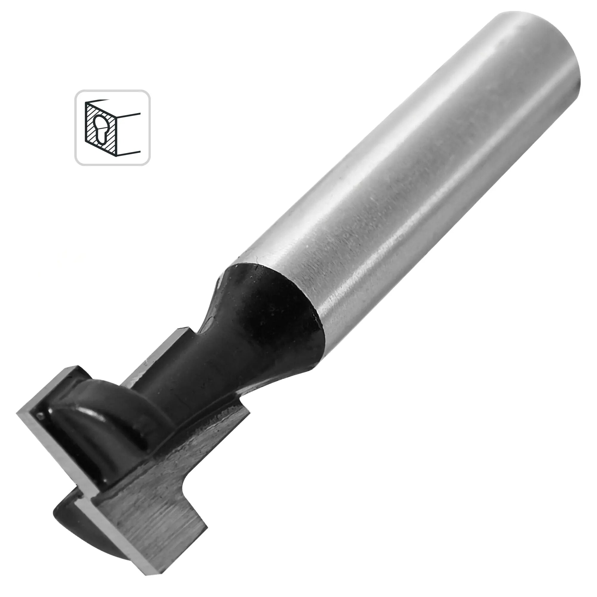 Фреза по дереву пазовая T-образная 12.7x13 мм хвостовик 8 мм 1411600 для пазов