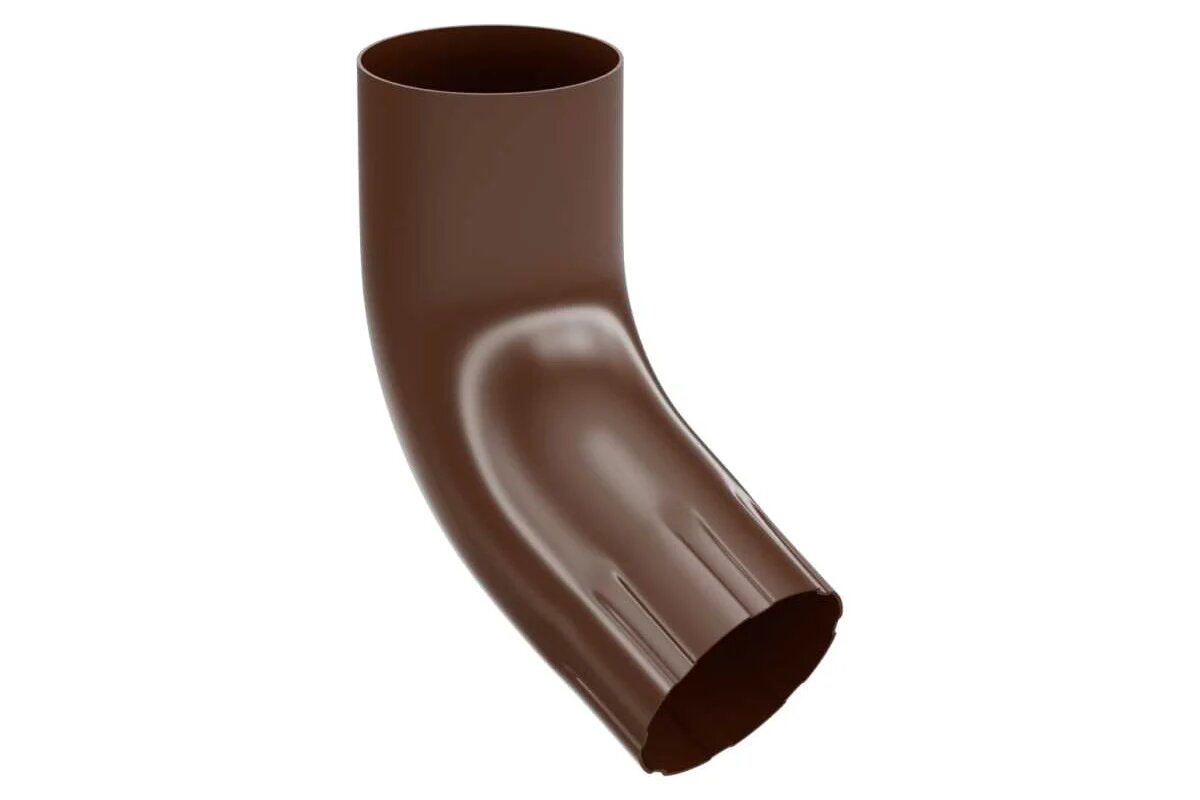 Колено штампованное для труб металлик и ко 100, цинк, 0.50 (RAL 8017) О0000080464