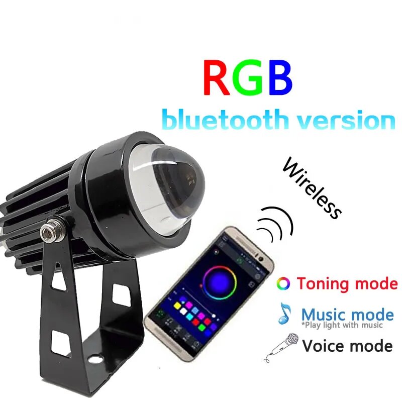 VisWorth RGB настенный прожектор для улицы 5Вт/12Вт RGB bluetooth, 5W