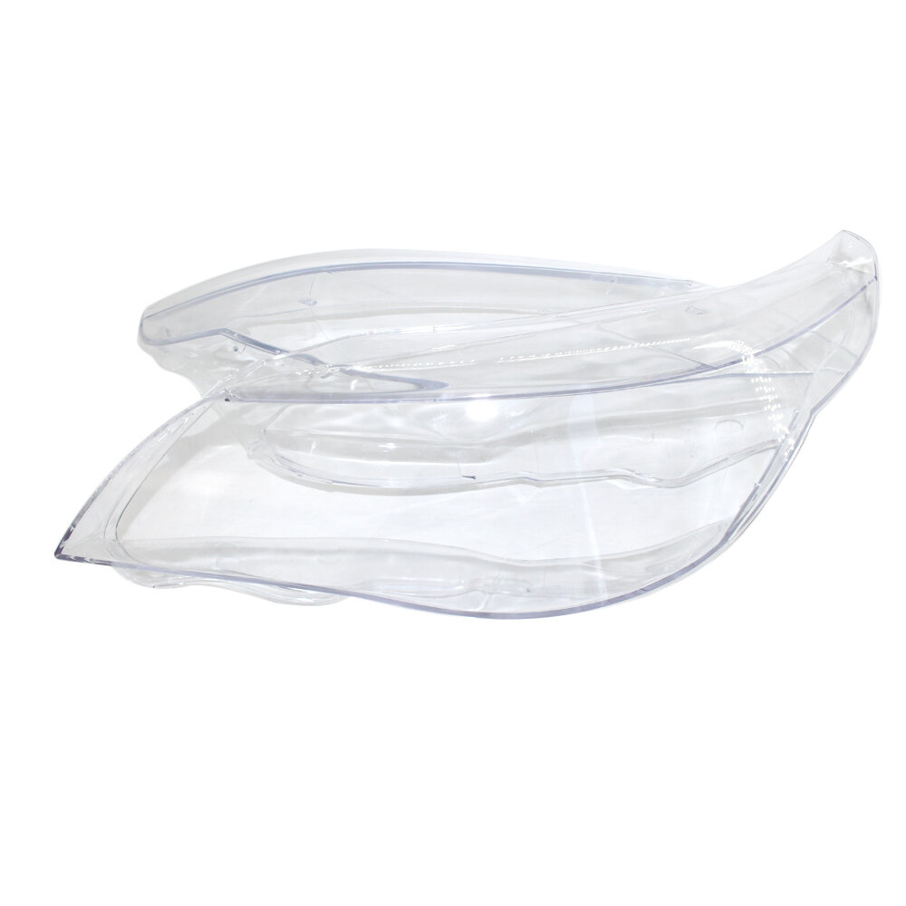 Парный прозрачный коврик фары передней фонаря для BMW E60 E61 525i 530i 545i 550i 2003-2010, материал ABS пластик, размер 57.5*19*8cm, упаковка 67*26*23cm, вес 1570g, OE номера 63127165570;63127165572;63127165569;63127165571