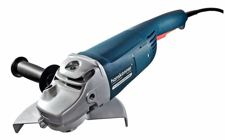 Машина угловая шлиф Hanskonner HAG22230B (2200Вт,230мм, пл. пуск)