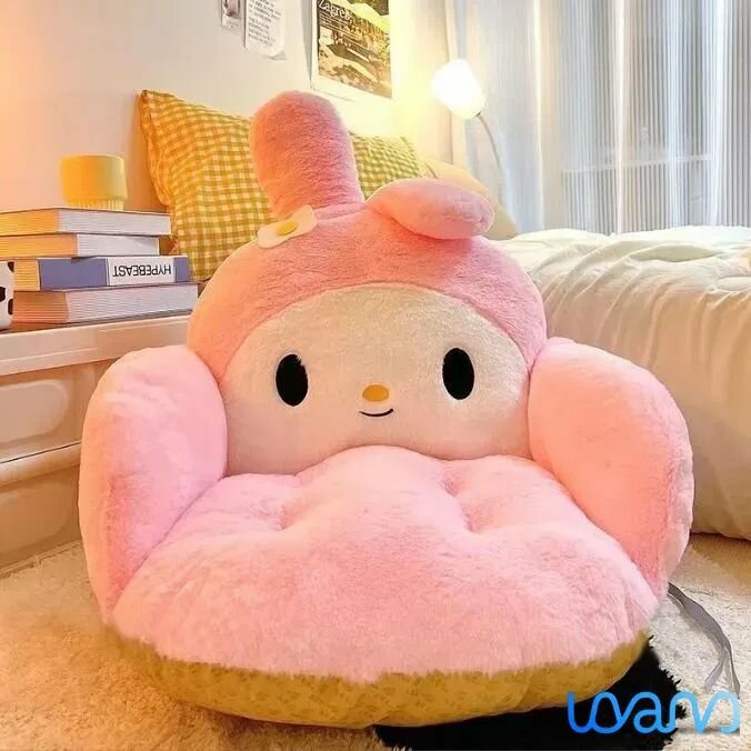 Прямой диван 45х50х55 см, светло-розовый