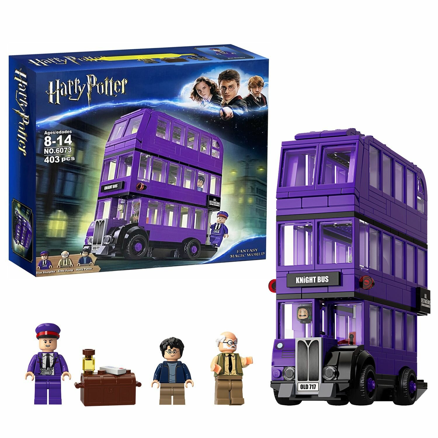 Конструктор Harry Potter Гарри Поттер 6073 "Автобус Ночной рыцарь" 403 детали