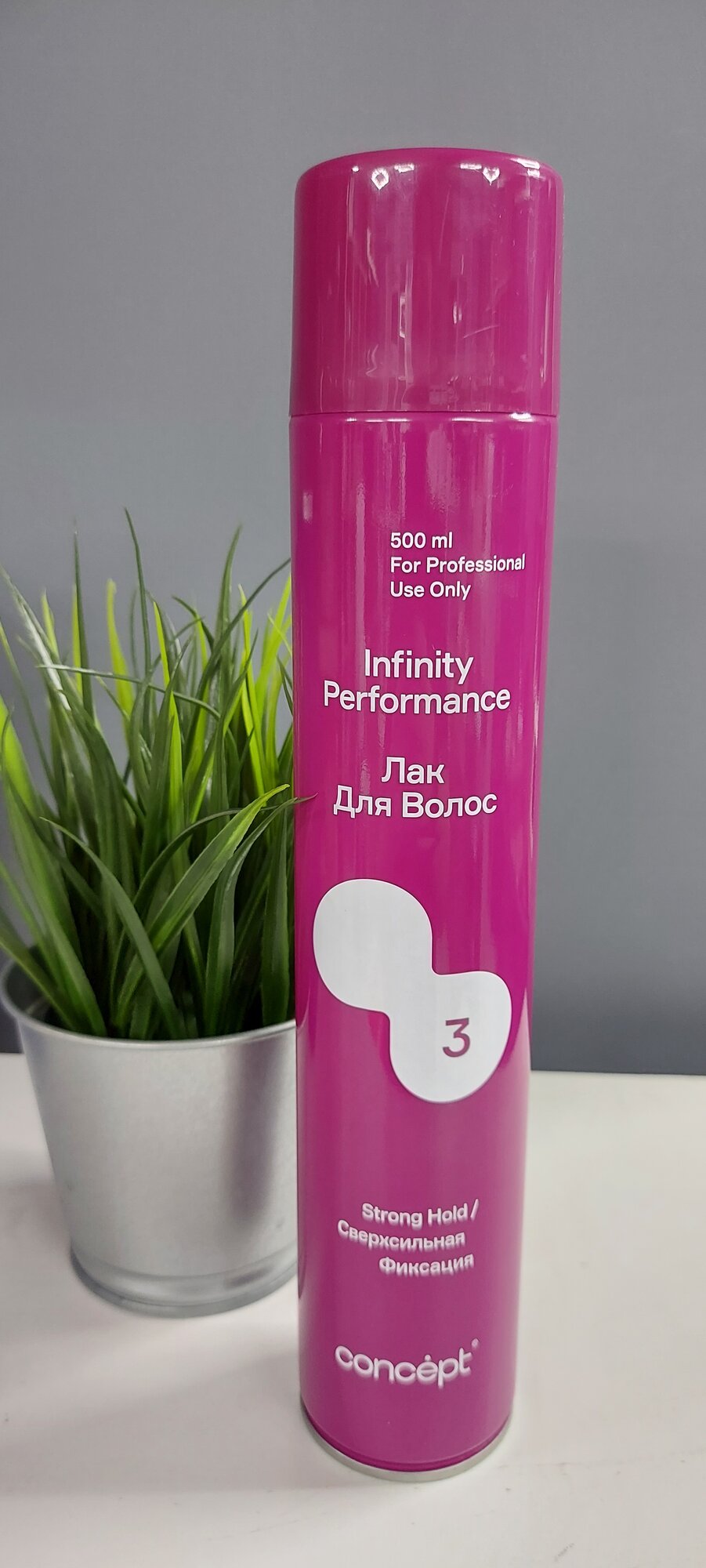 Лак для волос Concept Infinity сверхсильной фиксации 500 мл