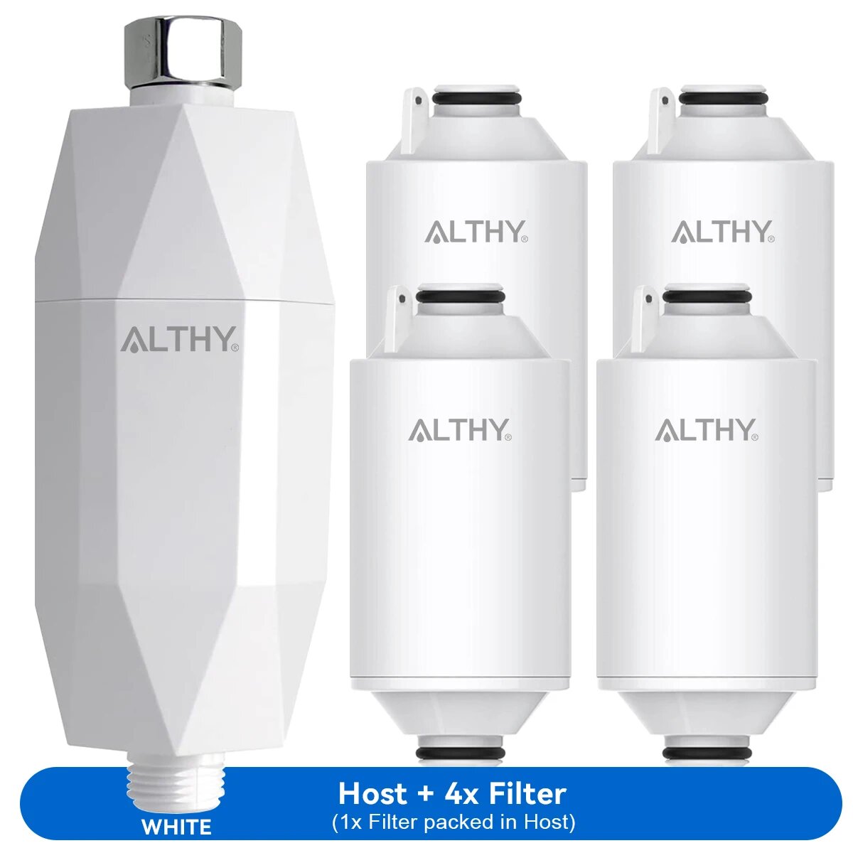 ALTHY Фильтр для душа с витамином С white suit