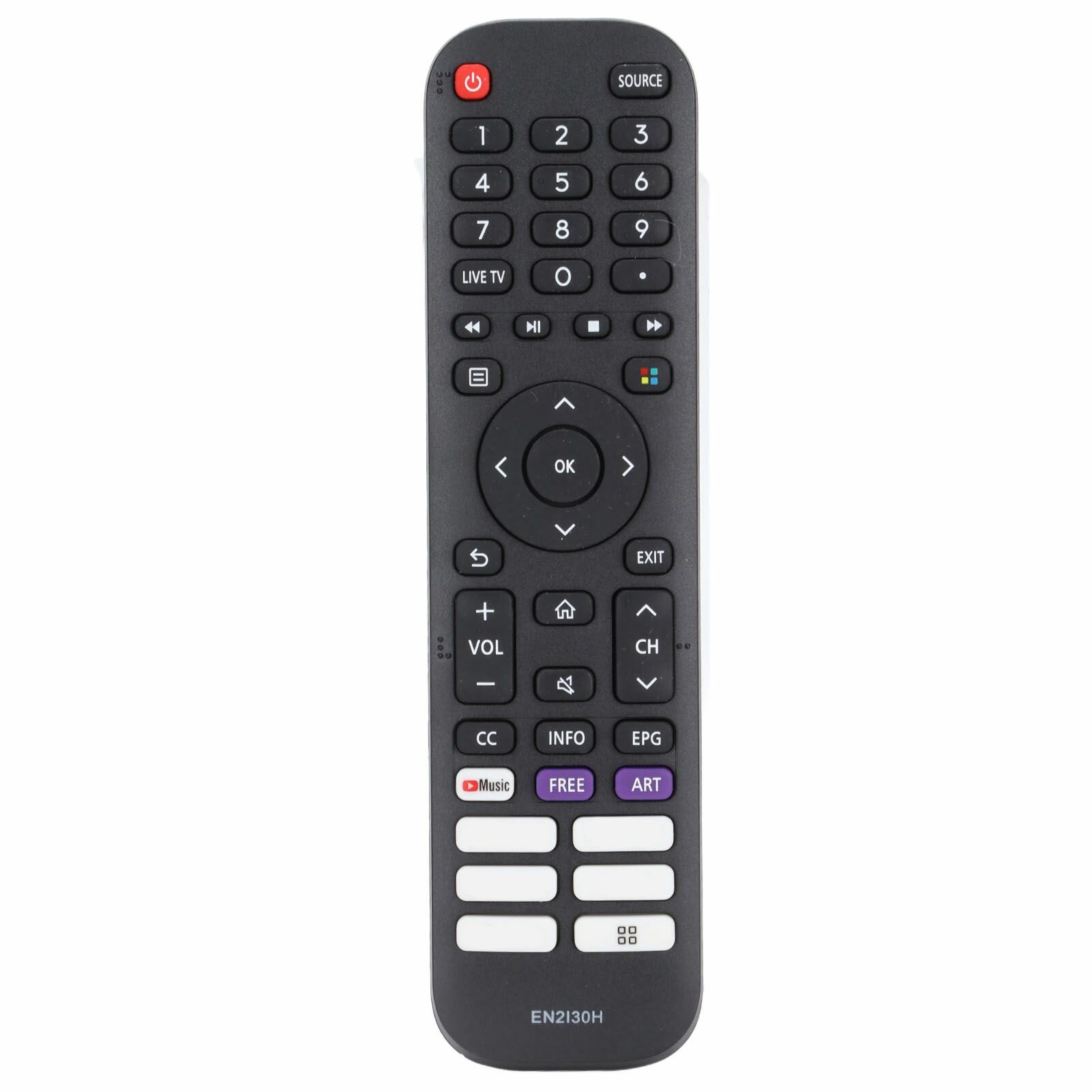 Пульт ДУ для Hisense 43H6G/43H77G/43V6G/43A60G/43A60H/50A60G/65H6G