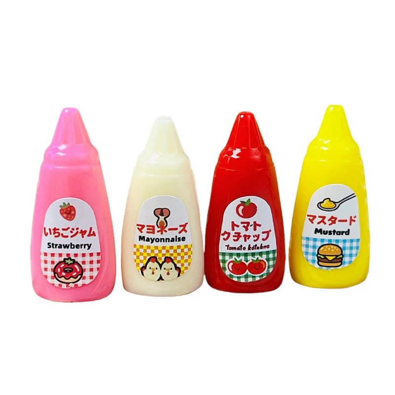 Набор миниатюрных игрушечных продуктов для кукольного домика (10 шт.)