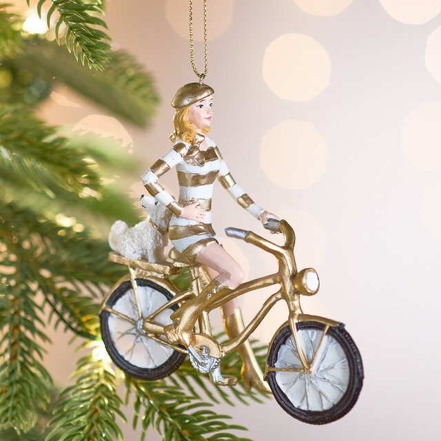Елочная игрушка Леди Джиованна - Let's Go to the Christmas Party 11 см, подвеска, Kurts Adler (Куртс Адлер), E0652-1