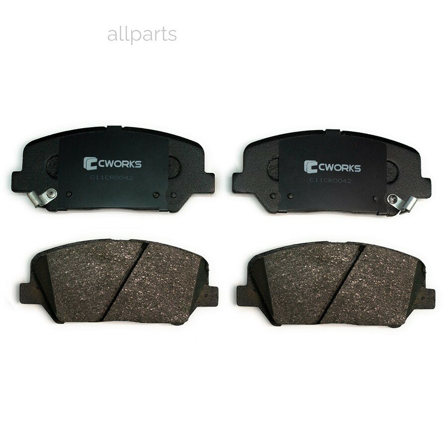 CWORKS C11CR0042 Колодки тормозные перед, Low Metallic KIA PRO CEED (JD) 03/13-, KIA SORENTO III (UM) | SORENTO/SOR