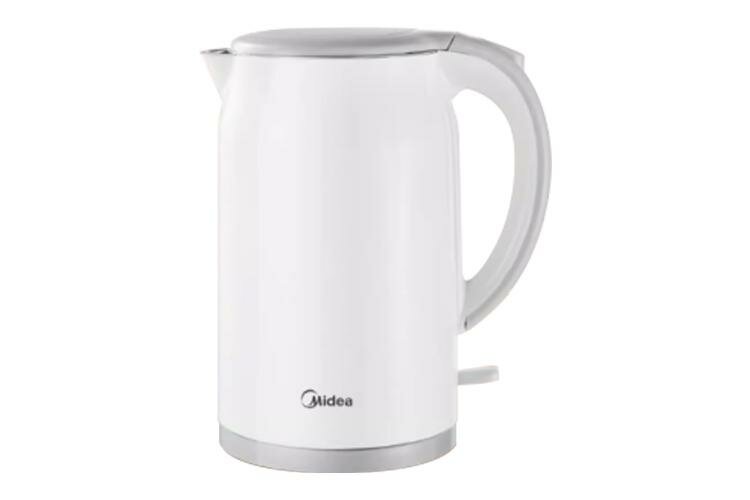 Электрический чайник Midea белый, 13518505, мощность 2200 Вт, объем 1.7 л, защита от перегрева