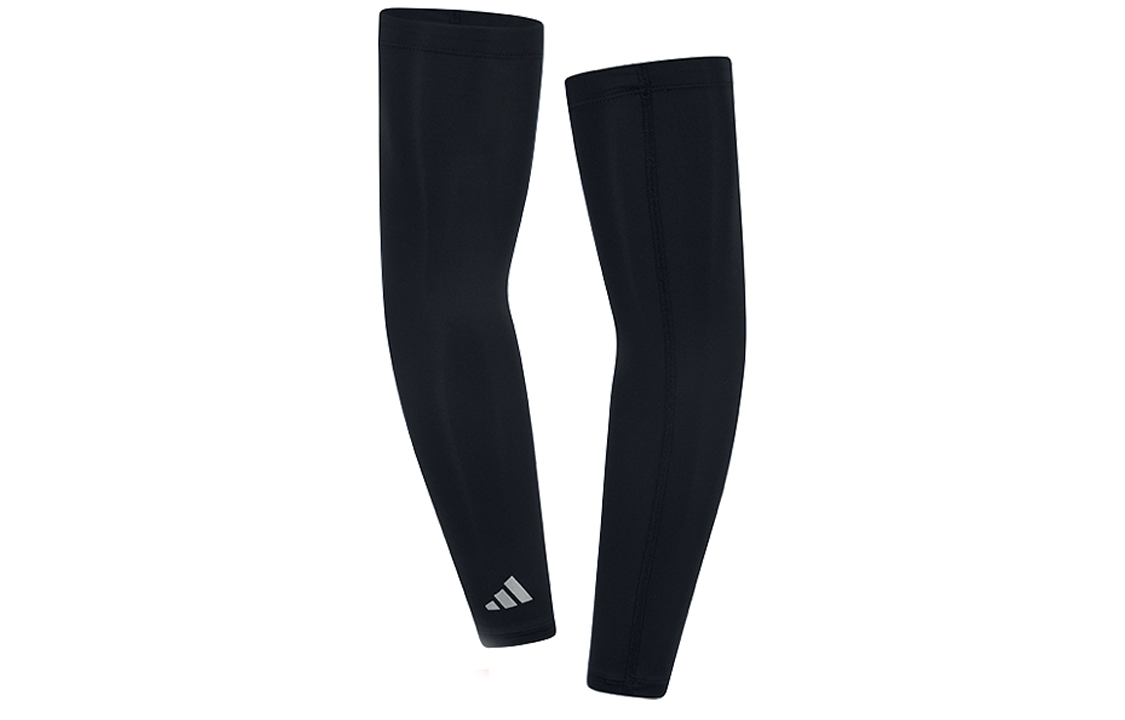 Солнцезащитные рукава унисекс Adidas черные, L/XL EU, легкие, защита от ультрафиолета, комфортный материал