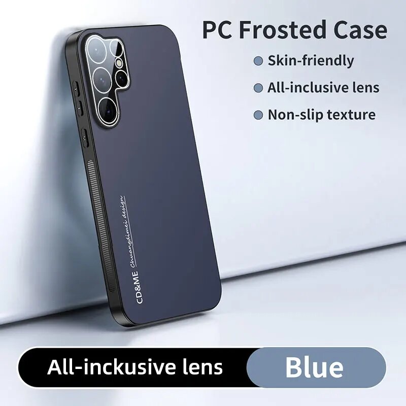 Чехол PC Frosted Blue для Samsung Galaxy S24 Ultra